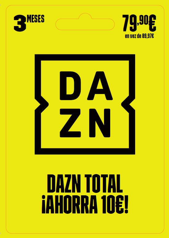 Dazn 3meses 79,90 | Gift card area. el regalo inteligente